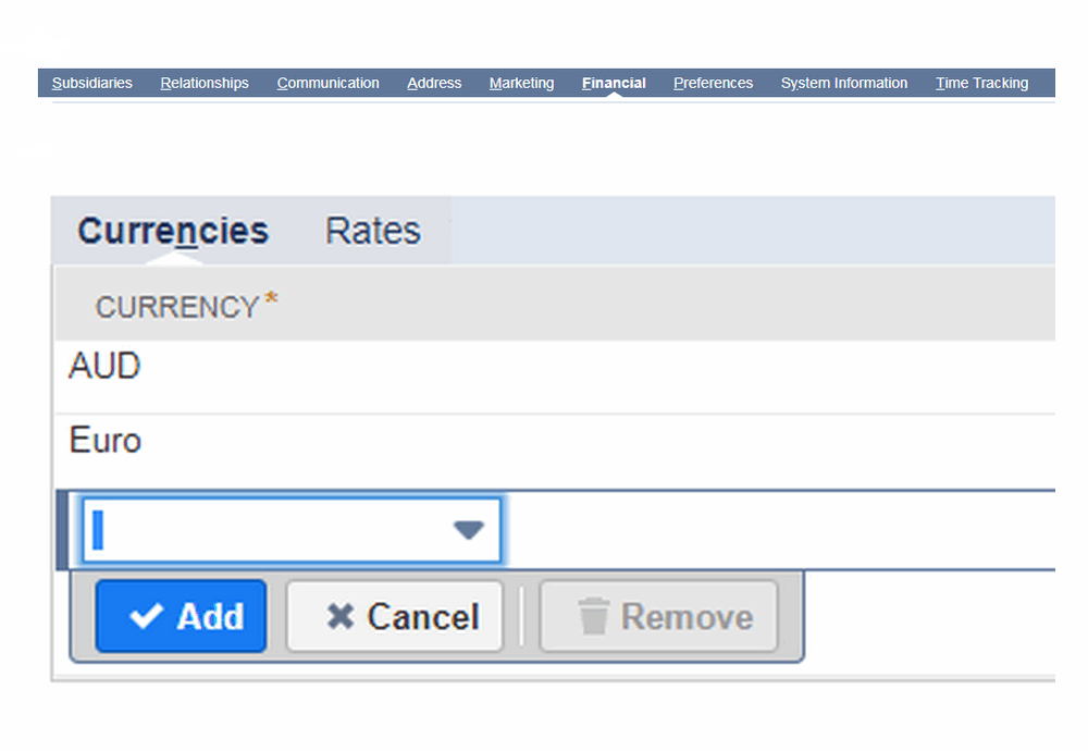 Setting Up Multiple Currencies in NetSuite
